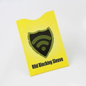 Vertical Type Custom RFID Blocking Passport Protector