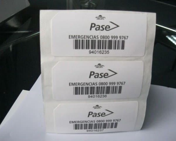 UHF Alien H3 RFID Windshield Tag With Fragile Paper