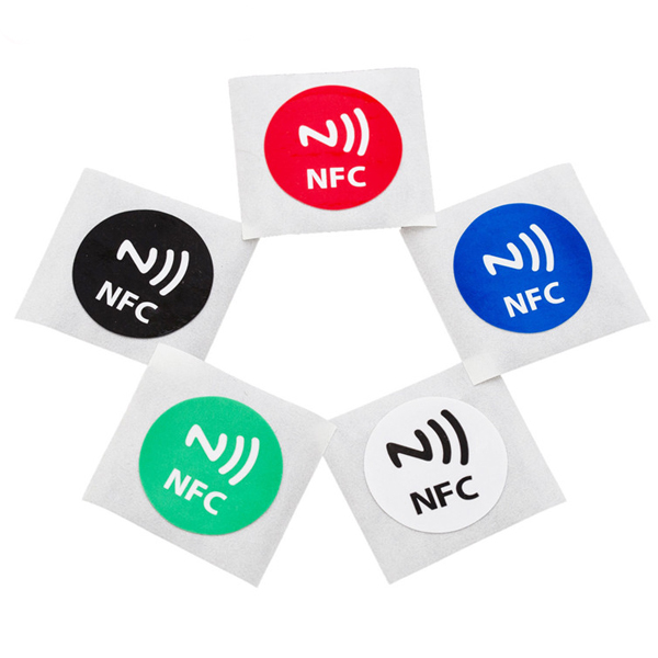 Colorful NFC Custom LOGO NTAG 213 RFID sticker tag price