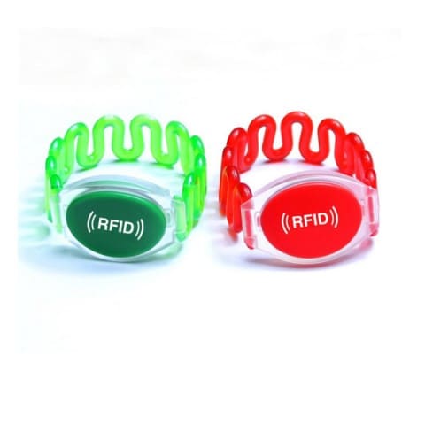HF 13.56Mhz Wristband Silicone RFID Wristband Price For Swimming Pool