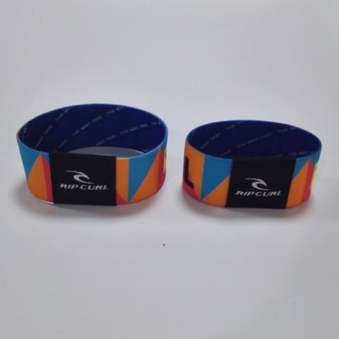 MIFARE Ultralight C fabric woven bracelet rfid stretch wristbands
