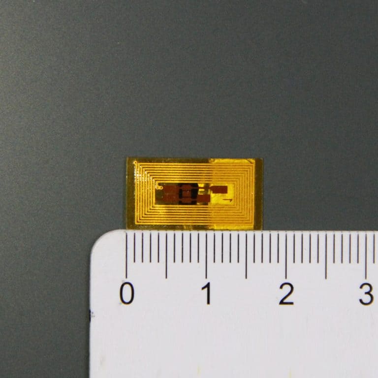 FPC RFID copper antenna mini sticker tag 14443A protocol