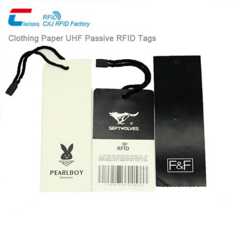 Custom Apparel RFID Passive UHF Tags For Garment Management - CXJ