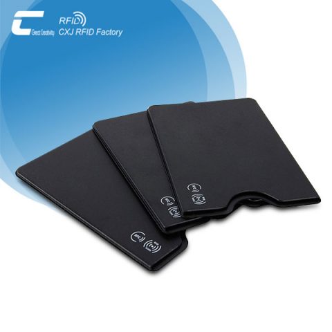 Custom Logo PVC Aluminum Foil Credit Card Protective Sleeves