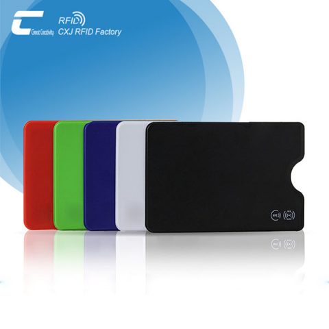 Custom Logo PVC Aluminum Foil Credit Card Protective Sleeves