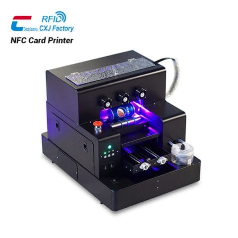 UV NFC Card Printer Flatbed Card Acrylic Bottle Phone Case Inkjet Printer