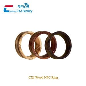 Buy Wood NFC Ring Door Key Access Control Rings - CXJRFIDFactory