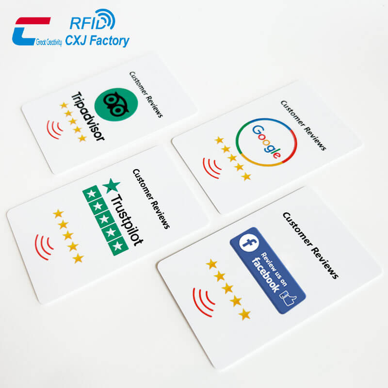 Custom Smart NFC Contactless Google Review Card