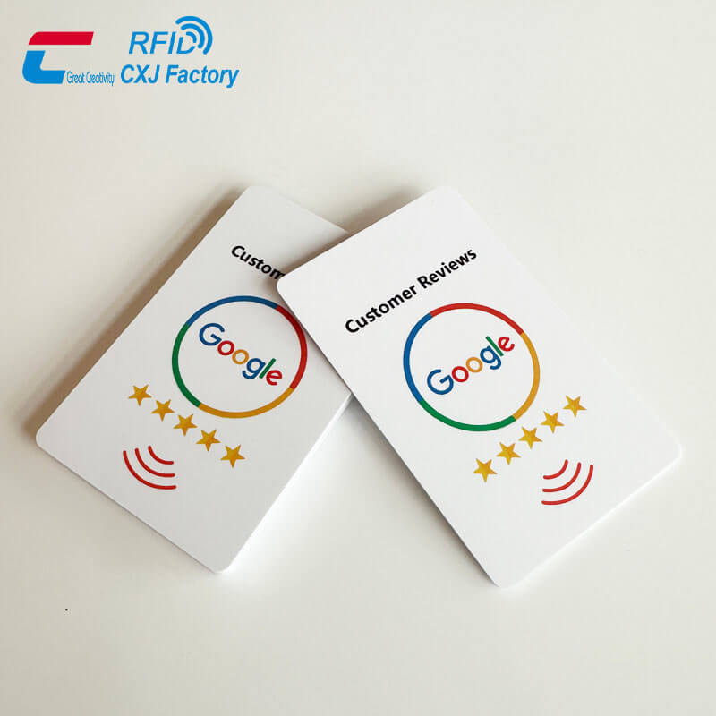 Custom Smart NFC Contactless Google Review Card