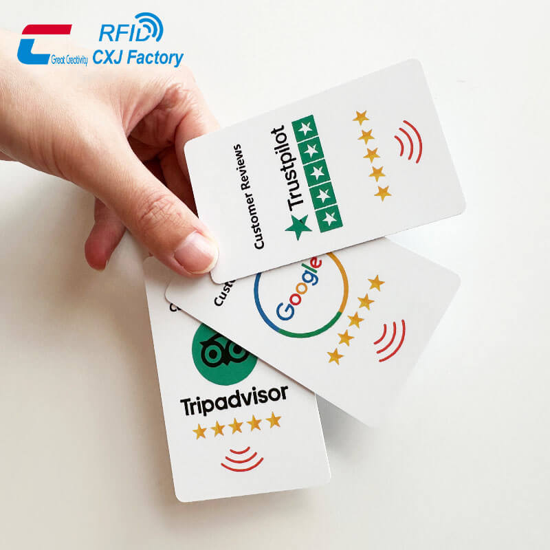 Custom Smart NFC Contactless Google Review Card