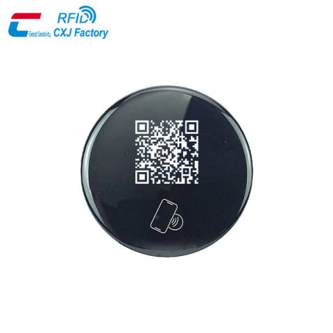 Custom QR And NFC Waterproof Google Review Epoxy Card