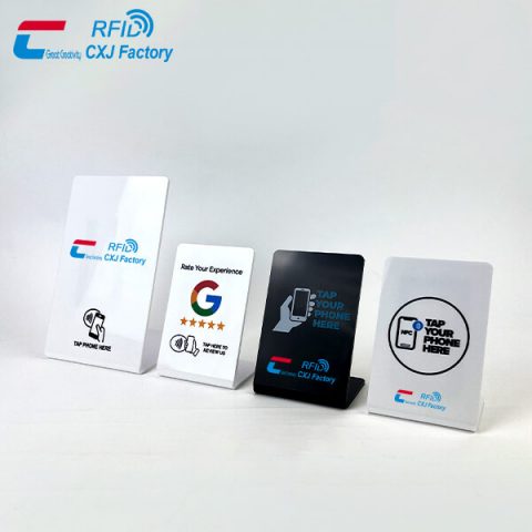 Custom Acrylic NFC Stand for Google Review & Digital Menu