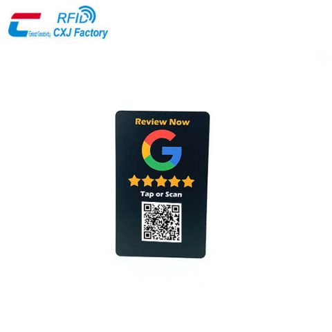 Wholesale Custom NFC Tag QR Code Card for Google Review