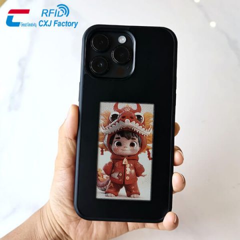 Customized Four-color E Ink Screen NFC iPhone 13/14/15 Case